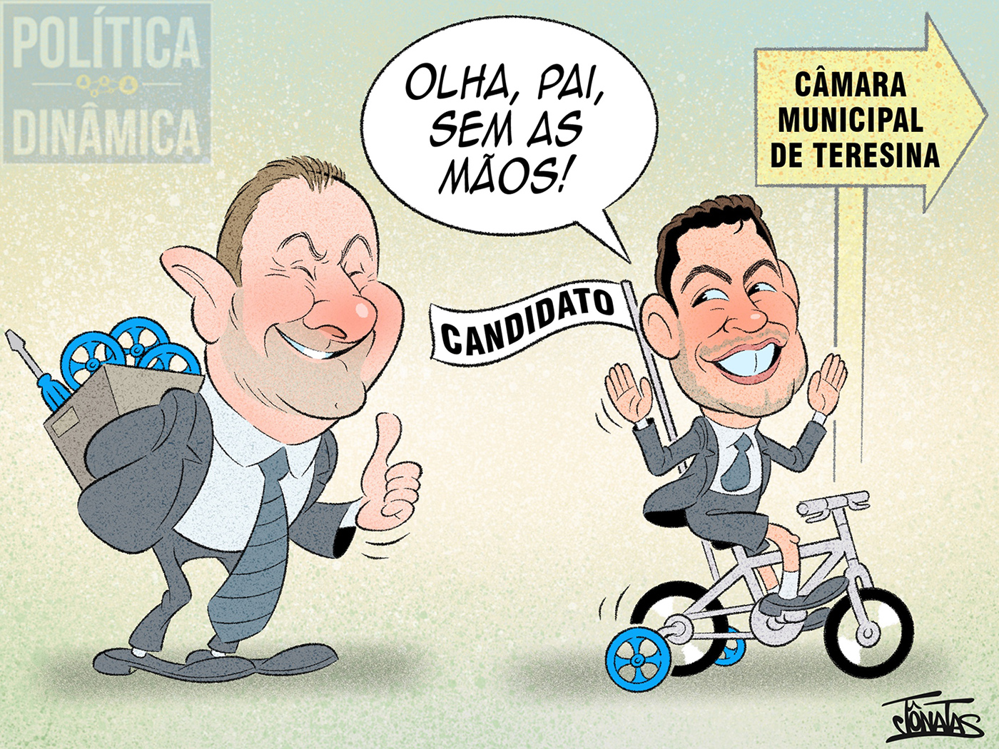 DE PAI PRA FILHO - Jônatas Charges - Política Dinâmica
