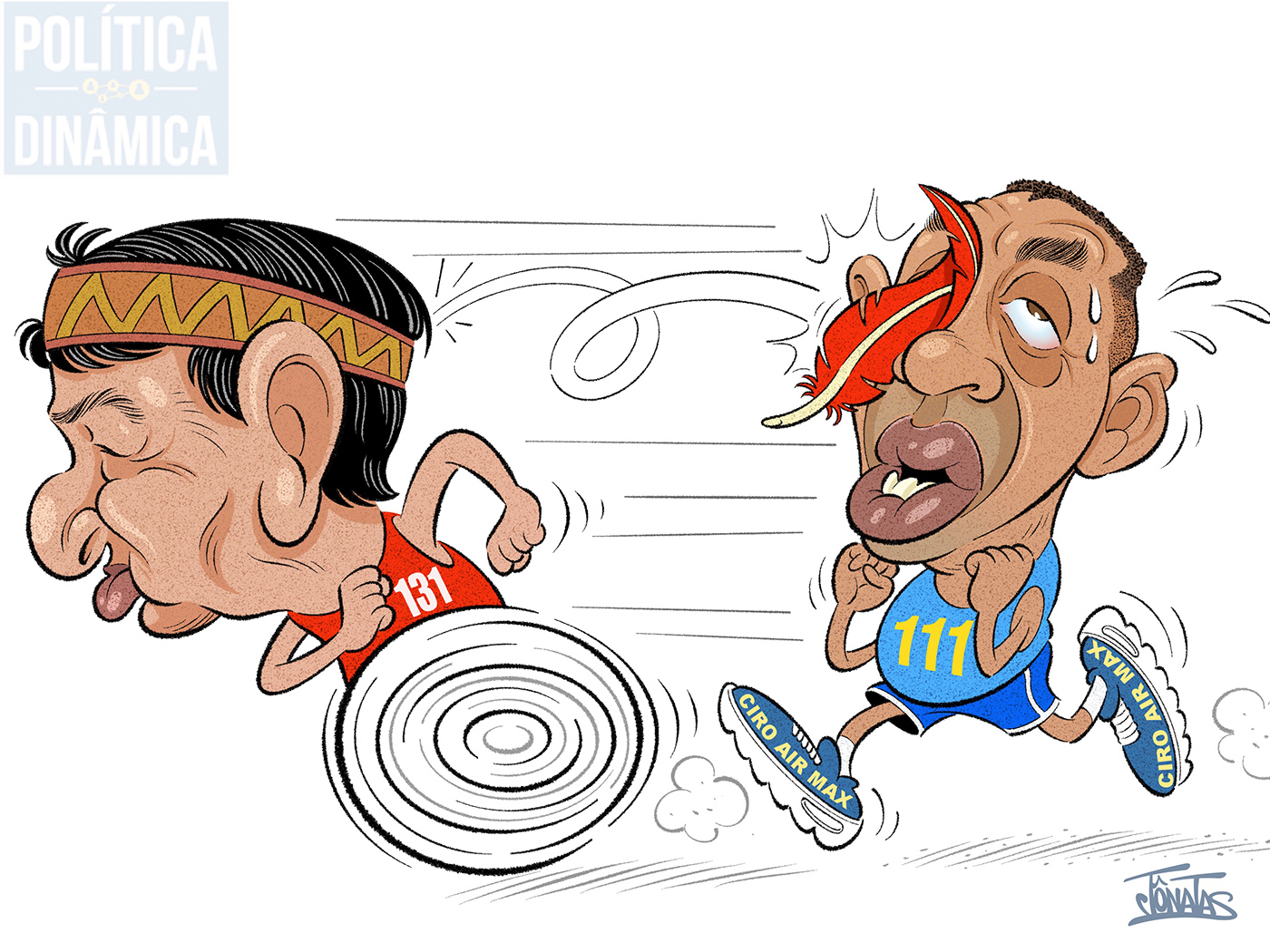 RETA FINAL - Jônatas Charges - Política Dinâmica